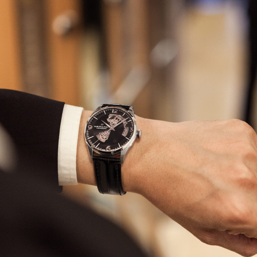 Hamilton Jazzmaster Open Heart Auto - H32705731 - Helen Kirchhofer