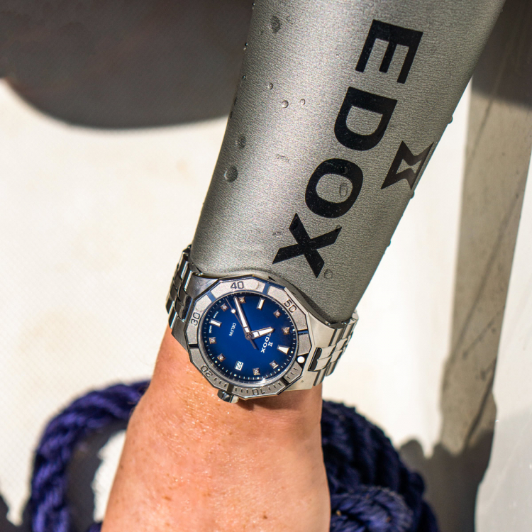 Edox Delfin Diver Date Lady - 53020 3M BUDDR - Helen Kirchhofer