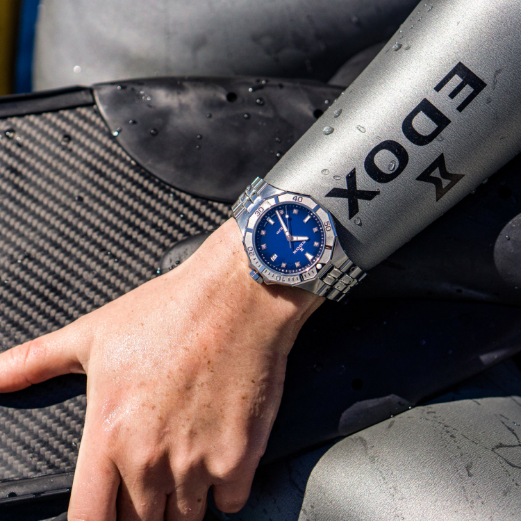 Edox Delfin Diver Date Lady - 53020 3M BUDDR - Helen Kirchhofer