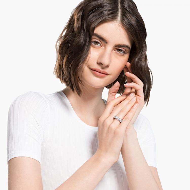 Swarovski Vittore Pear Ring Silber - Helen Kirchhofer