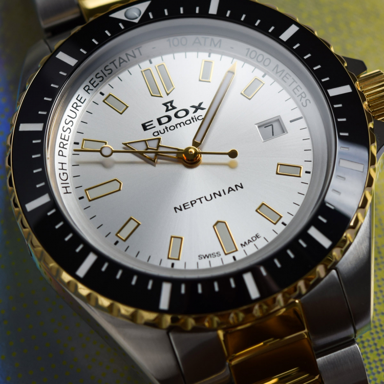 Edox Neptunian Date Automatic - 80120 357JM AID - Helen Kirchhofer