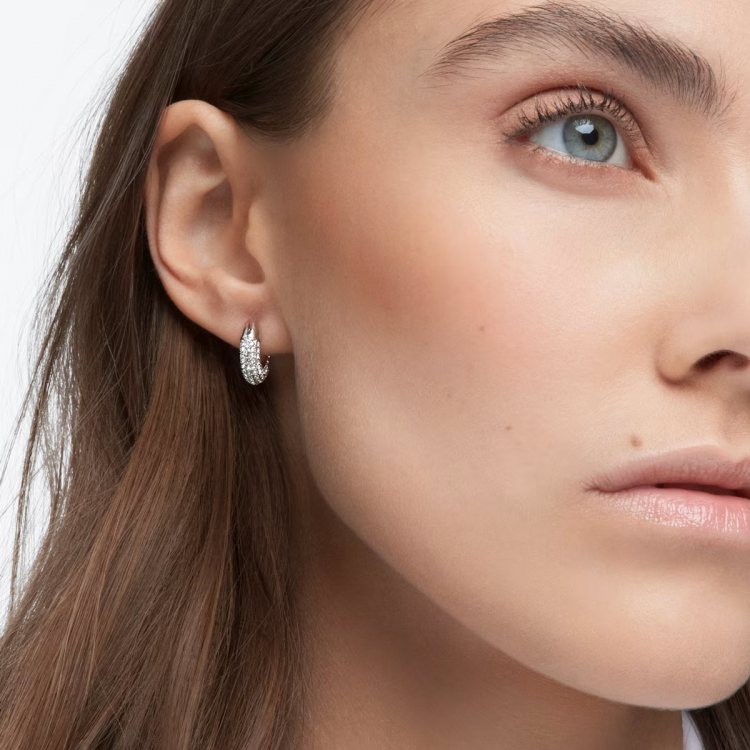 Swarovski Dextera Kreolen Klein Weiss - 5618306 - Helen Kirchhofer