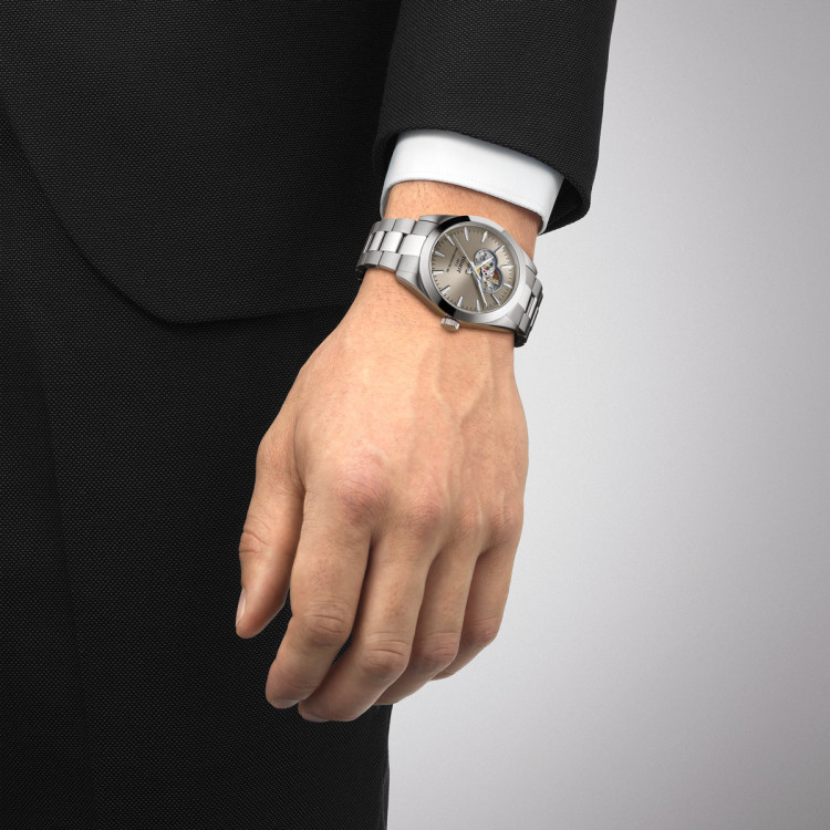 Tissot Gentleman Powermatic 80 Open Heart - T127.407.11.081.00 - Helen ...