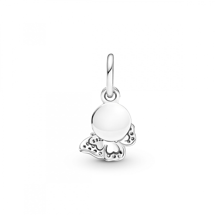 Pandora Blauer Schmetterling & Spruch Doppelter Charm - 790757C01 ...