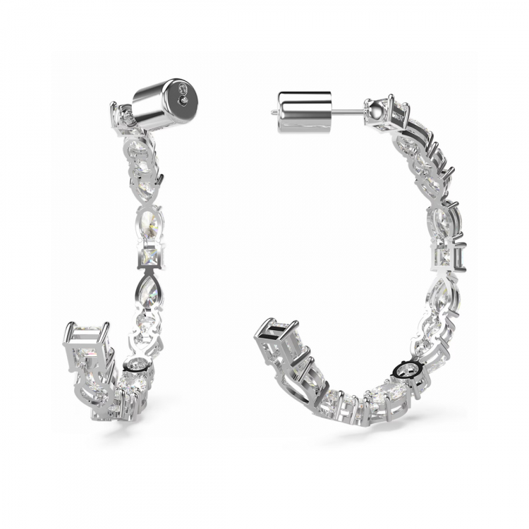Swarovski Mesmera Kreolen Verschiedene Schliffe Weiss - 5672834 - Helen ...