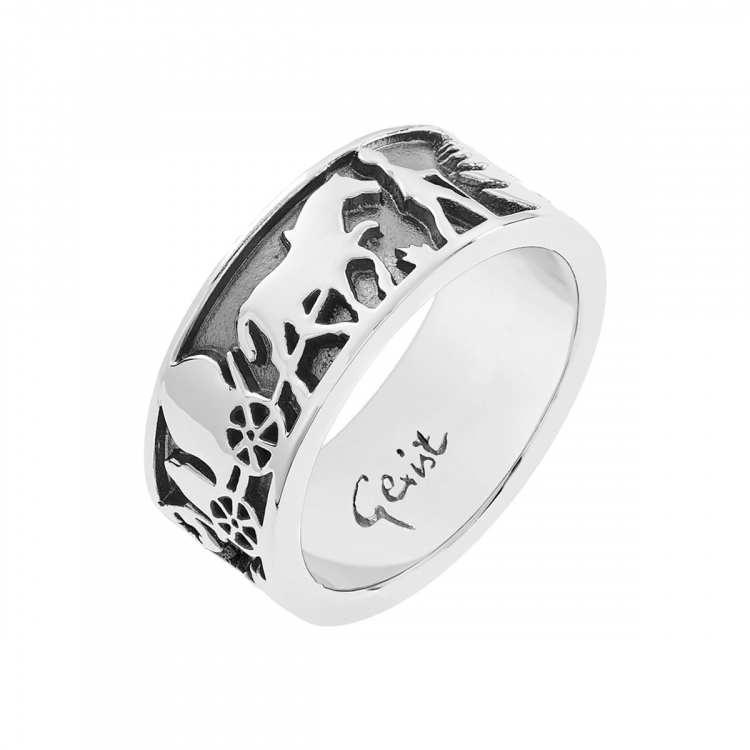 Gexist Swiss Edelweiss Ring Edelweiss Käser & Kühen - R 7001 - Helen ...