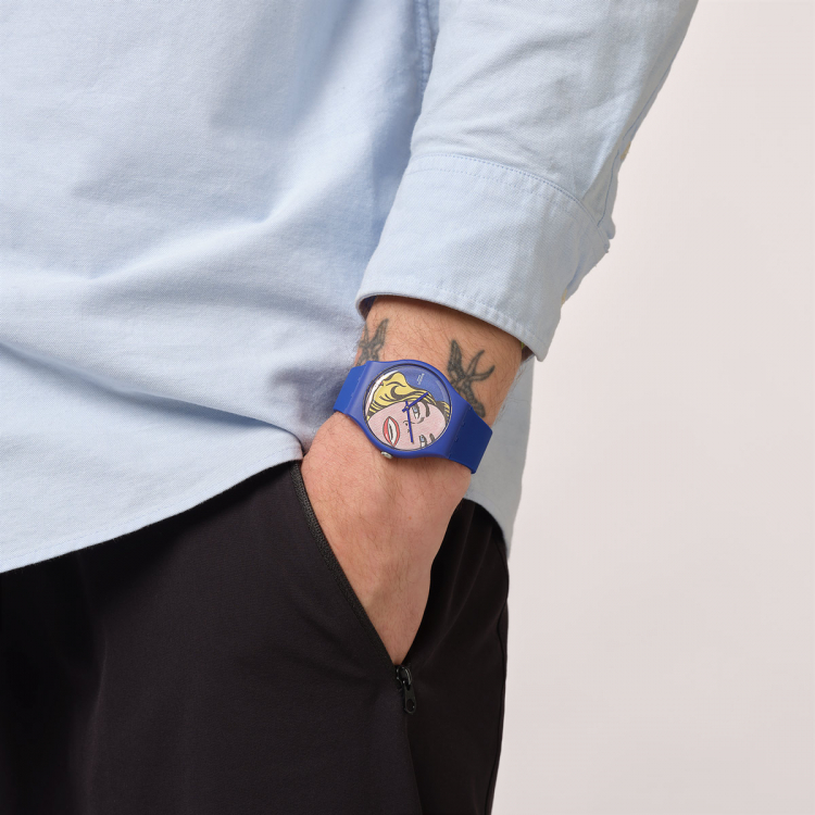Swatch Girl by Roy Lichtenstein - SUOZ352 - Helen Kirchhofer