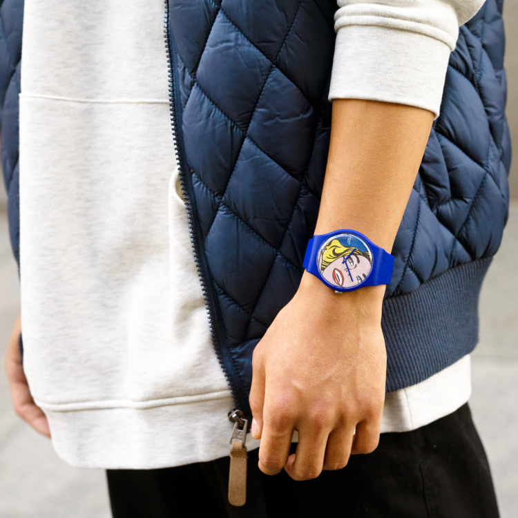 Swatch Girl by Roy Lichtenstein - SUOZ352 - Helen Kirchhofer