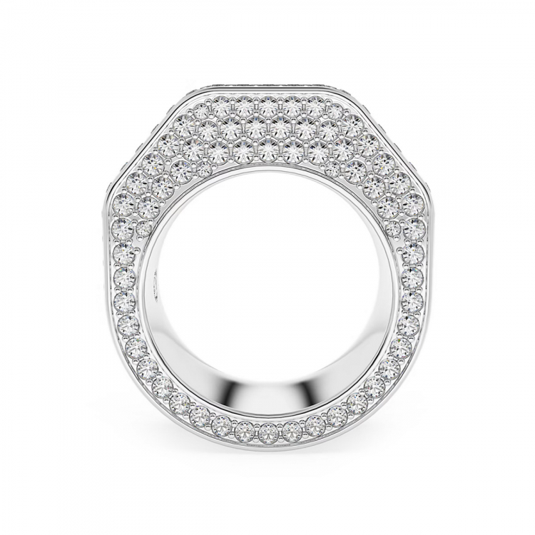Swarovski Dextera Ring Achteckform Pavé Weiss - Helen Kirchhofer