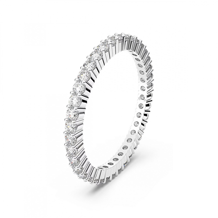 Swarovski Vittore Ring Rundschliff Weiss - Helen Kirchhofer