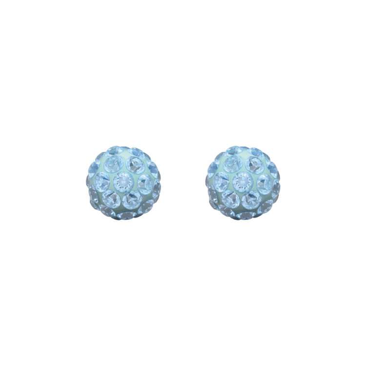 Studex Sensitive Ohrstecker Fireball Aquamarin - Helen Kirchhofer