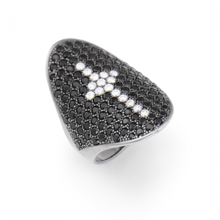 Amen Cross Ring - AOCRNB - Helen Kirchhofer