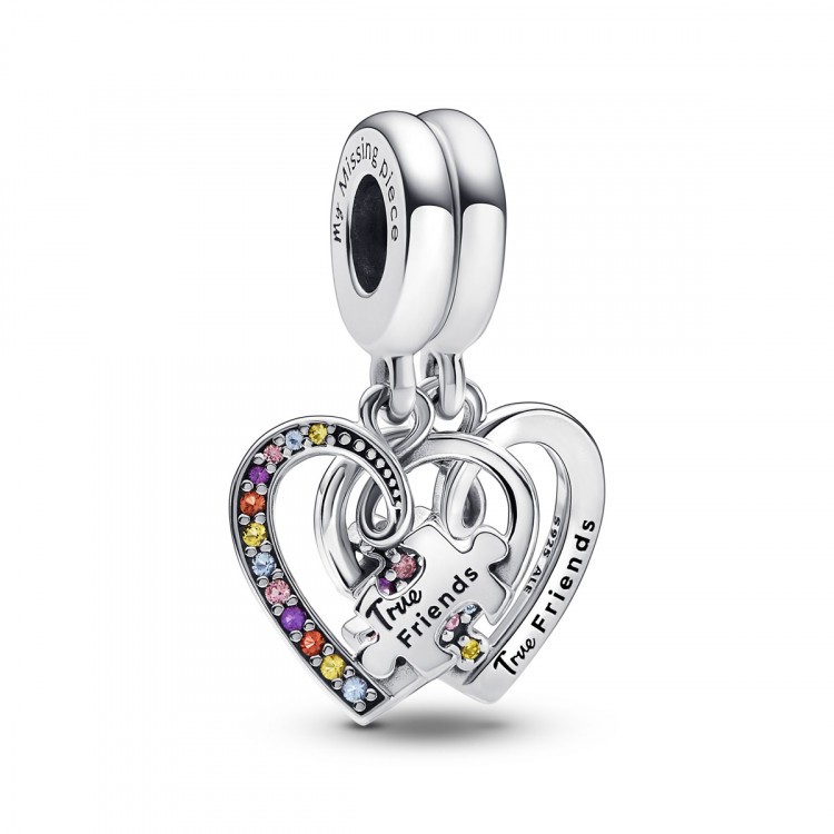 Pandora Puzzleteil Herzen Teilbarer Freundschafts Charm - 792239C01 ...