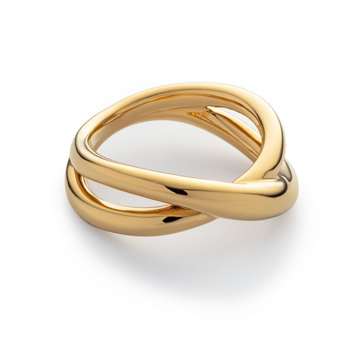 Paul Hewitt Waves Twisted Ring Gold - Helen Kirchhofer