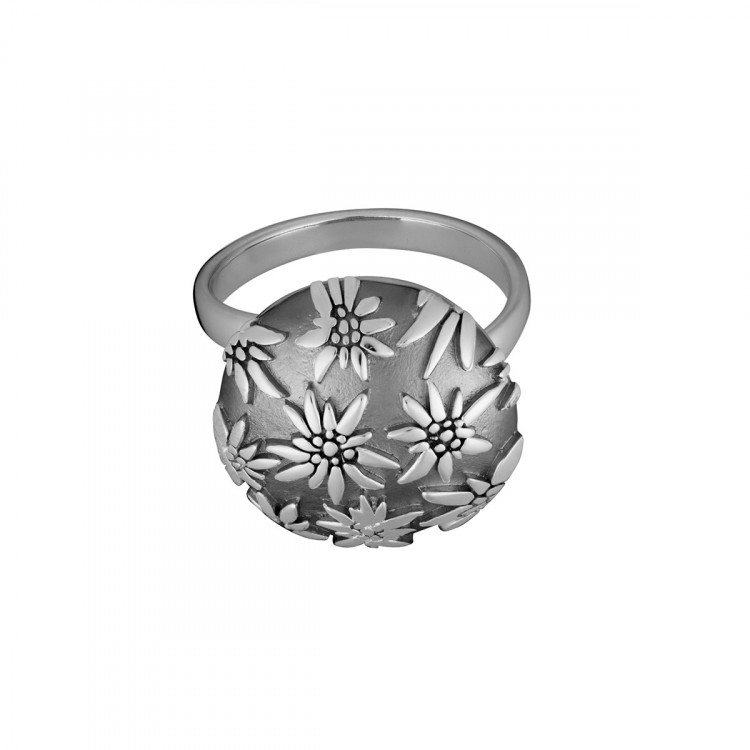 Gexist Swiss Edelweiss Ring Edelweiss Knopf - R 9020 - Helen Kirchhofer