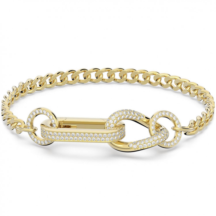 Swarovski Dextera Armband Pavé Gemischte Glieder Weiss Gold - Helen ...